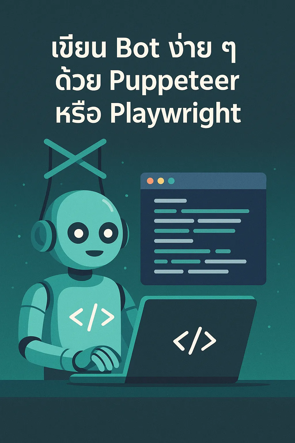 เขียน Bot ง่าย ๆ ด้วย Puppeteer หรือ Playwright - Poolsawat's Blog