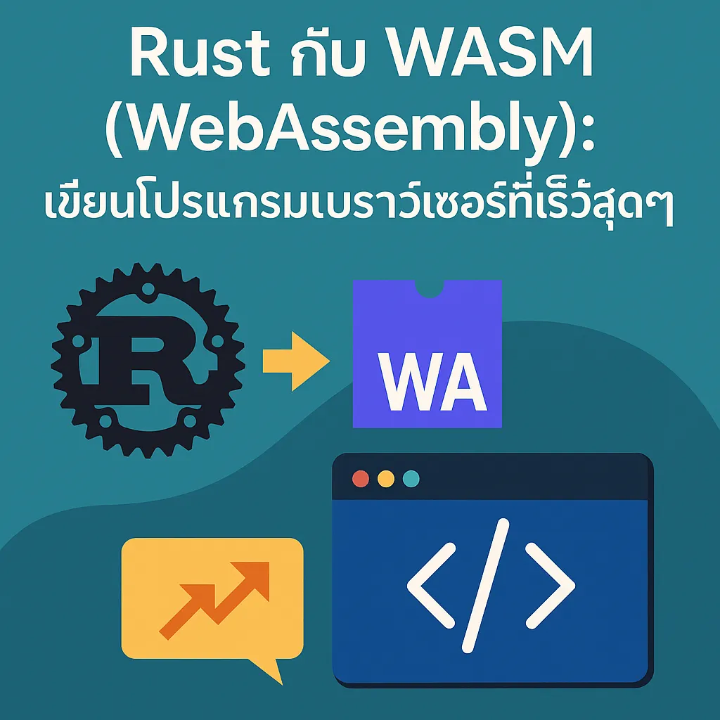 Rust กับ WASM (WebAssembly): เขียนโปรแกรมเบราว์เซอร์ที่เร็วสุดๆ - Poolsawat's Blog