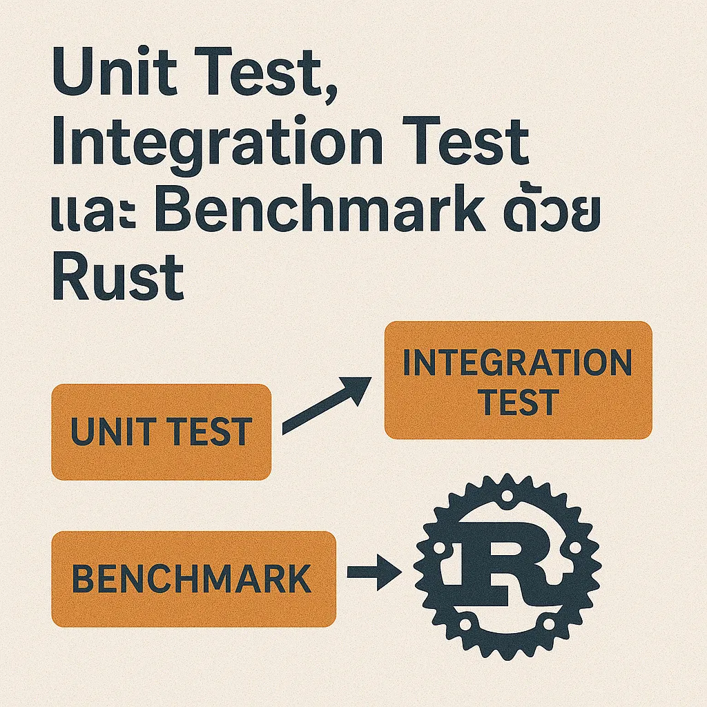 Unit Test, Integration Test และ Benchmark ด้วย Rust - Poolsawat's Blog