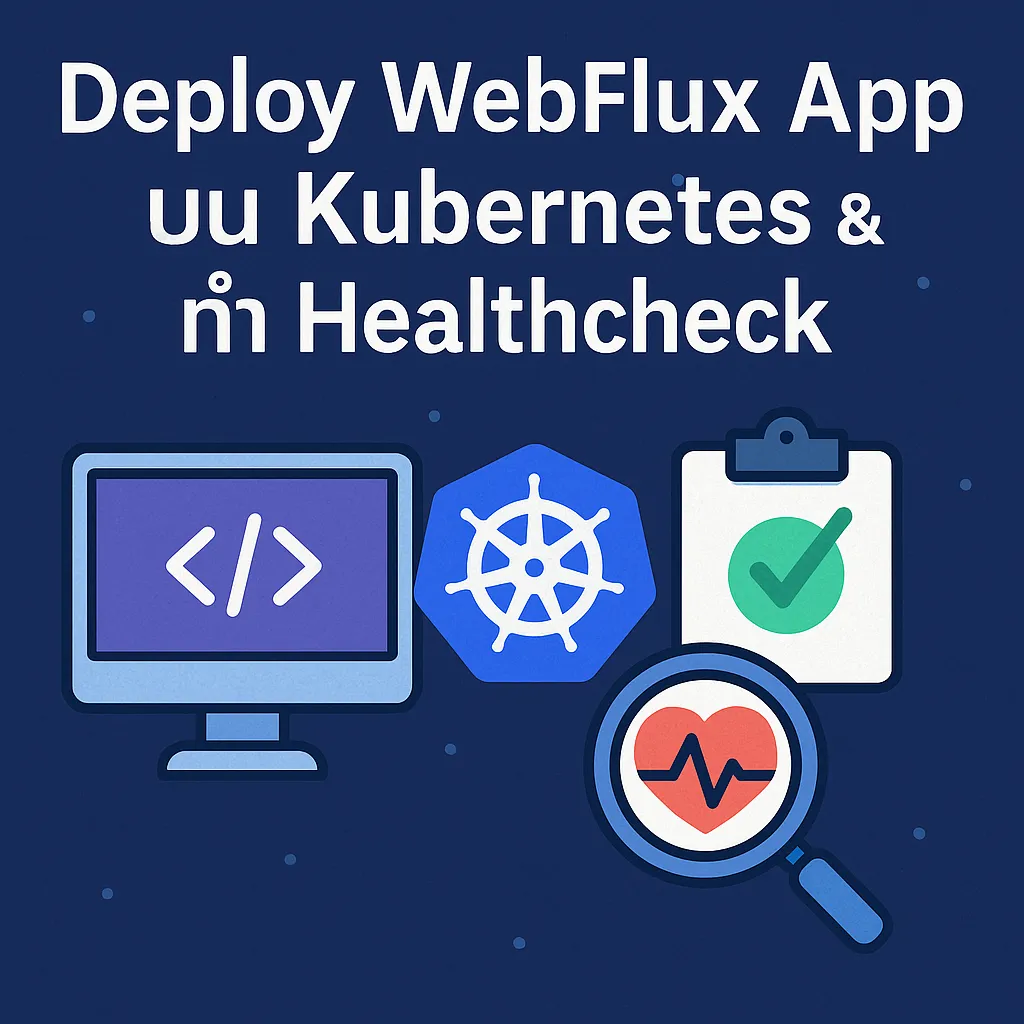 Deploy WebFlux App บน Kubernetes และทำ Healthcheck - Poolsawat's Blog