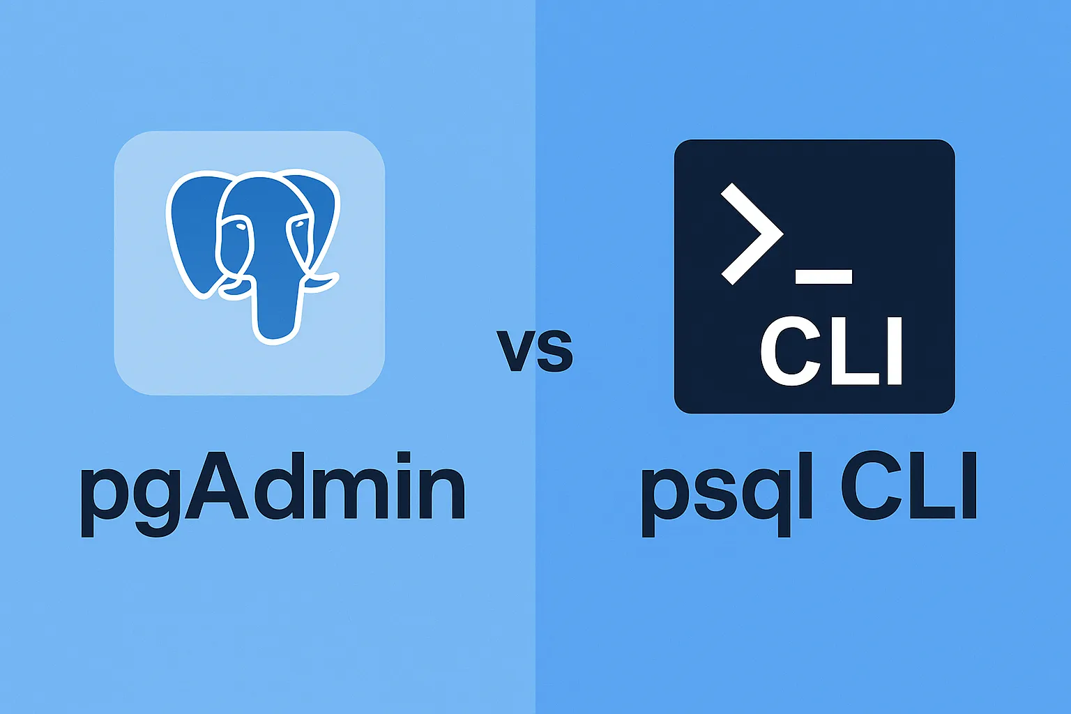 การใช้งาน pgAdmin / psql CLI เบื้องต้น - Poolsawat's Blog