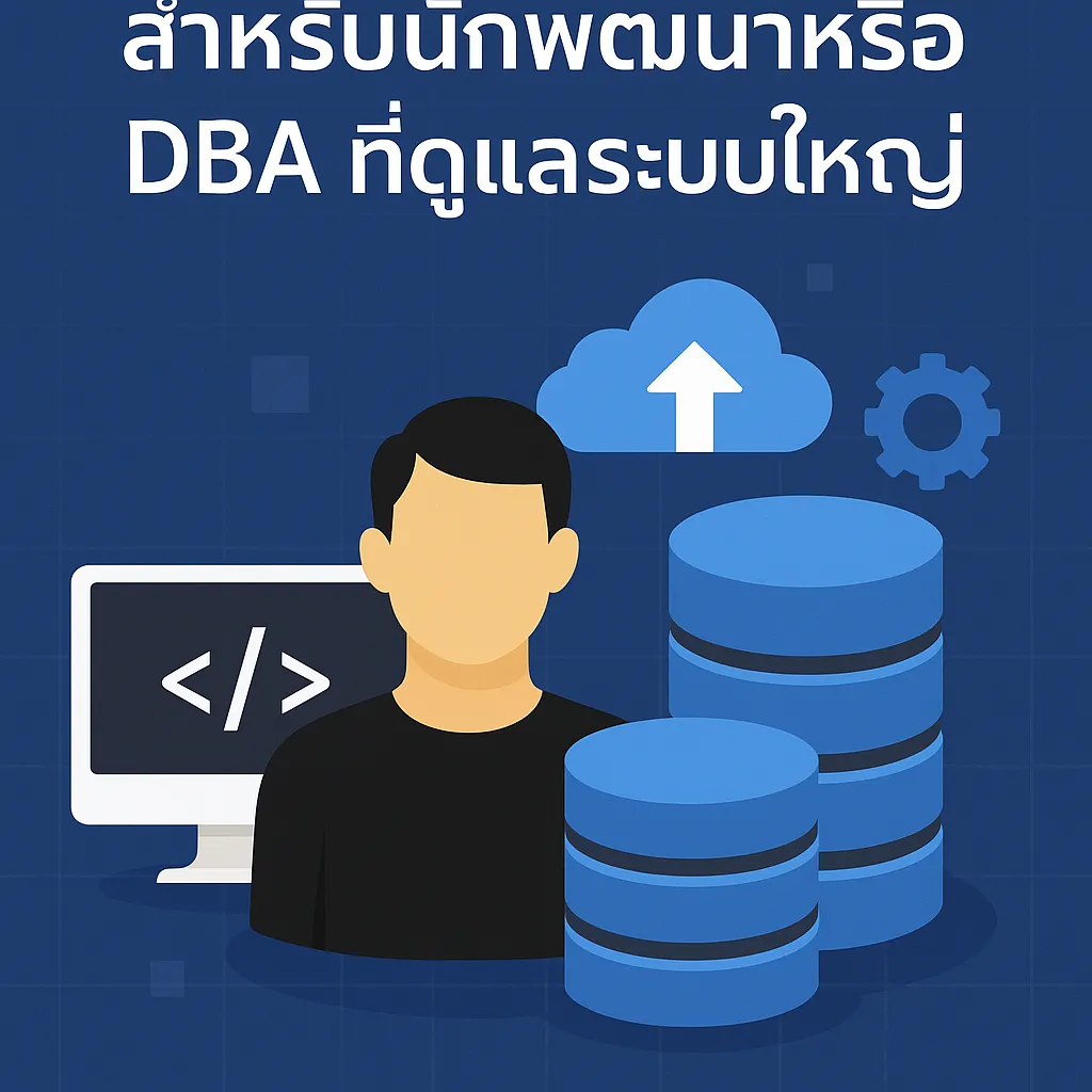 สำหรับนักพัฒนาหรือ DBA ที่ดูแลระบบใหญ่ - Poolsawat's Blog
