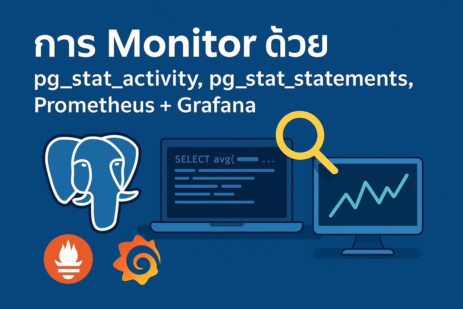 การ Monitor ด้วย pg_stat_activity, pg_stat_statements, Prometheus + Grafana - Poolsawat's Blog